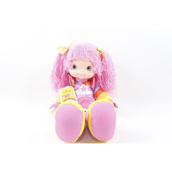 Toys | Hallmark Rainbow Brite Tickled Pink Soft Doll Toy Plastic Head ...